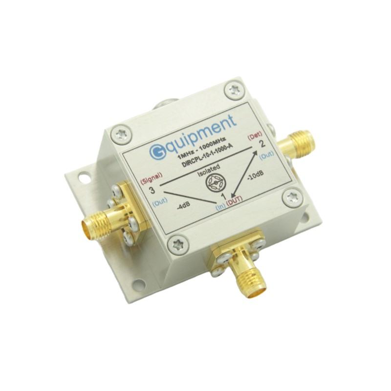 Directional coupler, 10 dB coupling, 4 dB insertion loss, 1MHz to ...